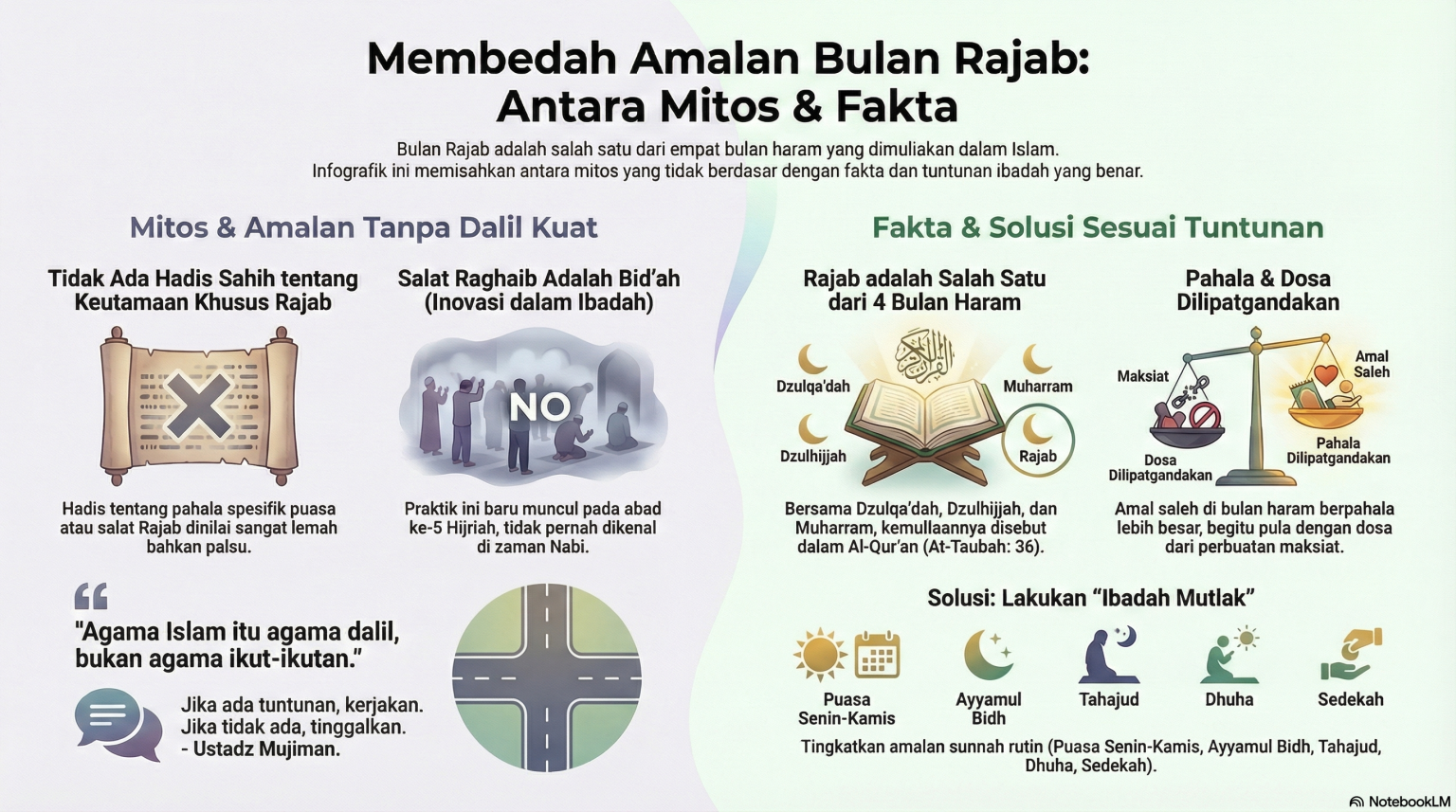 Membongkar Mitos Amalan Bulan Rajab – Majelis Tabligh PWM Jateng